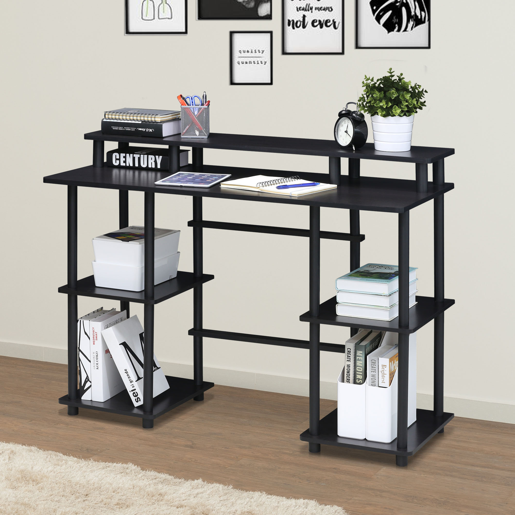 Ebern Designs Regine 44.5'' Desk & Reviews | Wayfair