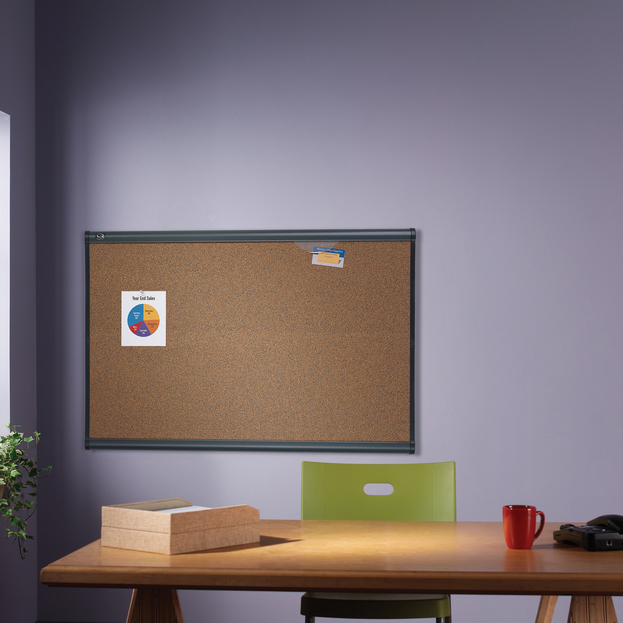 Quartet Wall Mounted Bulletin Board | Wayfair