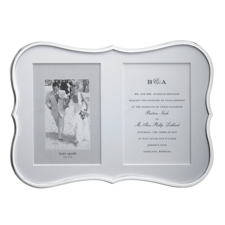 kate spade new york Crown Point™ Double Invitation Picture Frame | Wayfair