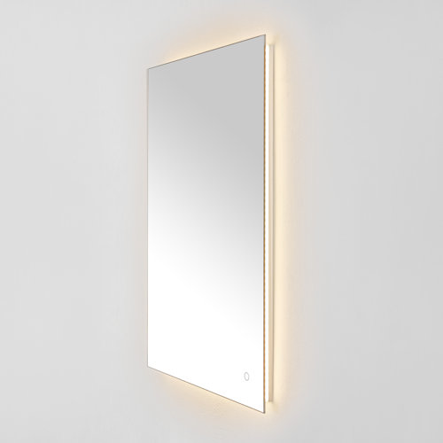 AllModern Berman Rectangle LED Wall Mirror | Wayfair