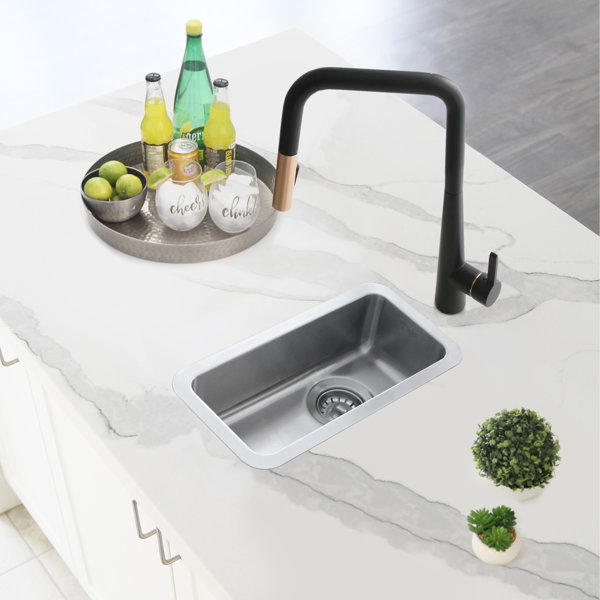 Small-double-bowl-bar-sink | Wayfair
