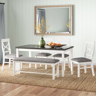 Wayfair | Seats 6 White Kitchen & Dining Room Sets You'll Love in 2022