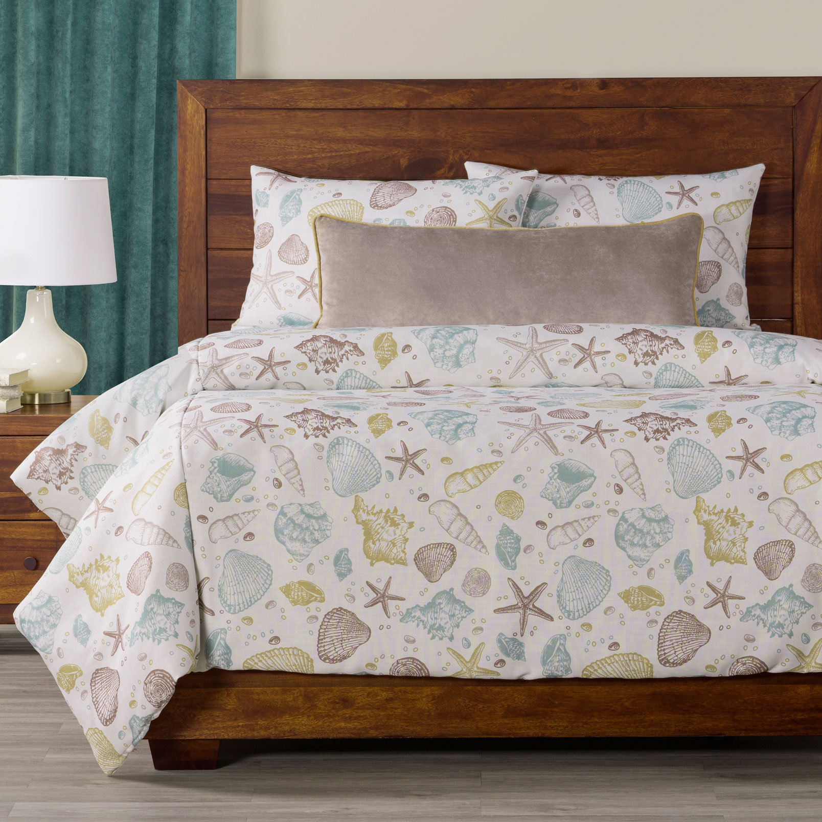 Siscovers Seashell Coastal Print Duvet Cover & Insert Set | Wayfair