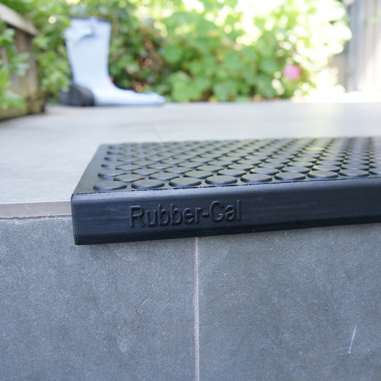 Rubber-Cal, Inc. Coin-Grip Non-Slip Black Stair Tread & Reviews | Wayfair