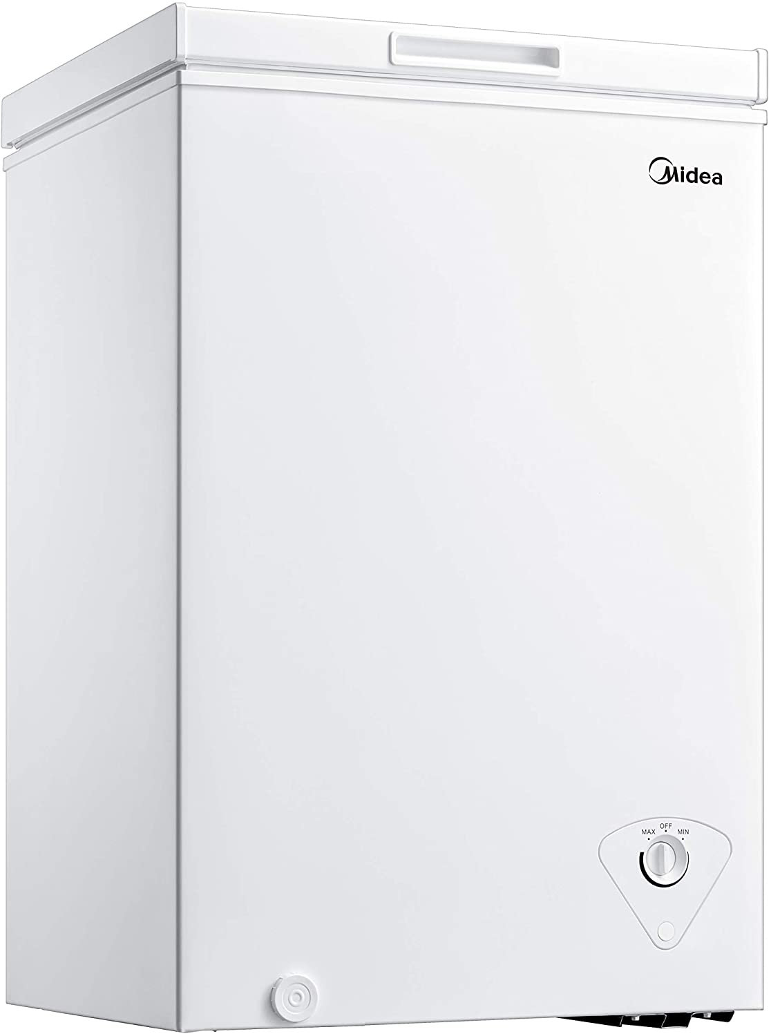 Midea 3.5 Cubic Feet cu. ft. Chest Freezer with Adjustable Temperature ...