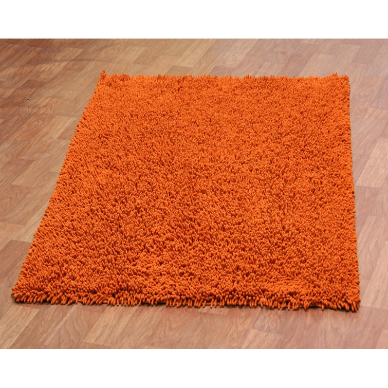 Ebern Designs Baugh Handmade Shag Chenille Copper Rug & Reviews | Wayfair