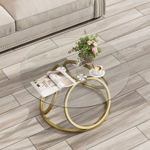 Wayfair | Gold Round Coffee Tables You'll Love in 2022