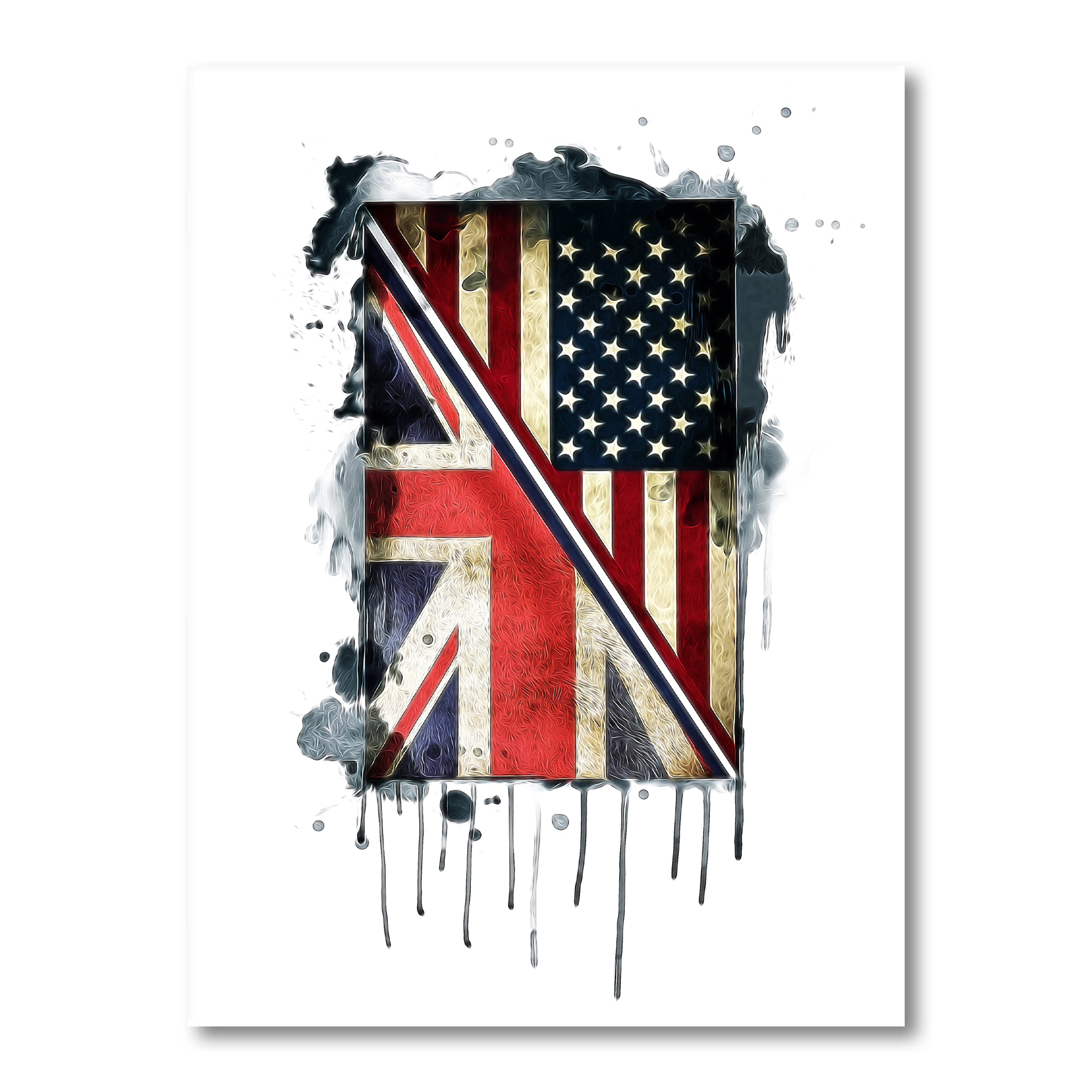 17 Stories Vintage British And American Flag Vintage British And ...