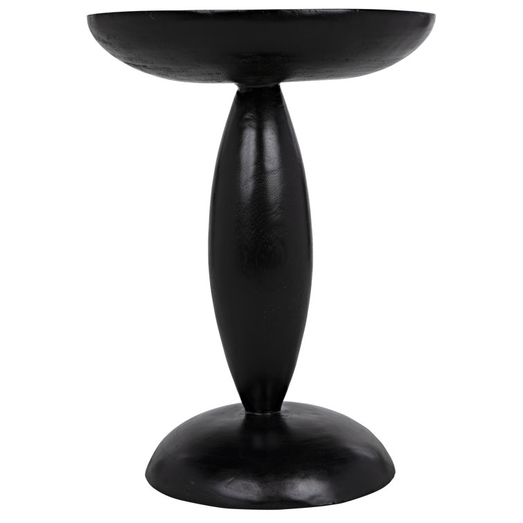 Noir Trading Inc. Adonis 24'' Tall Solid Wood Pedestal End Table | Wayfair