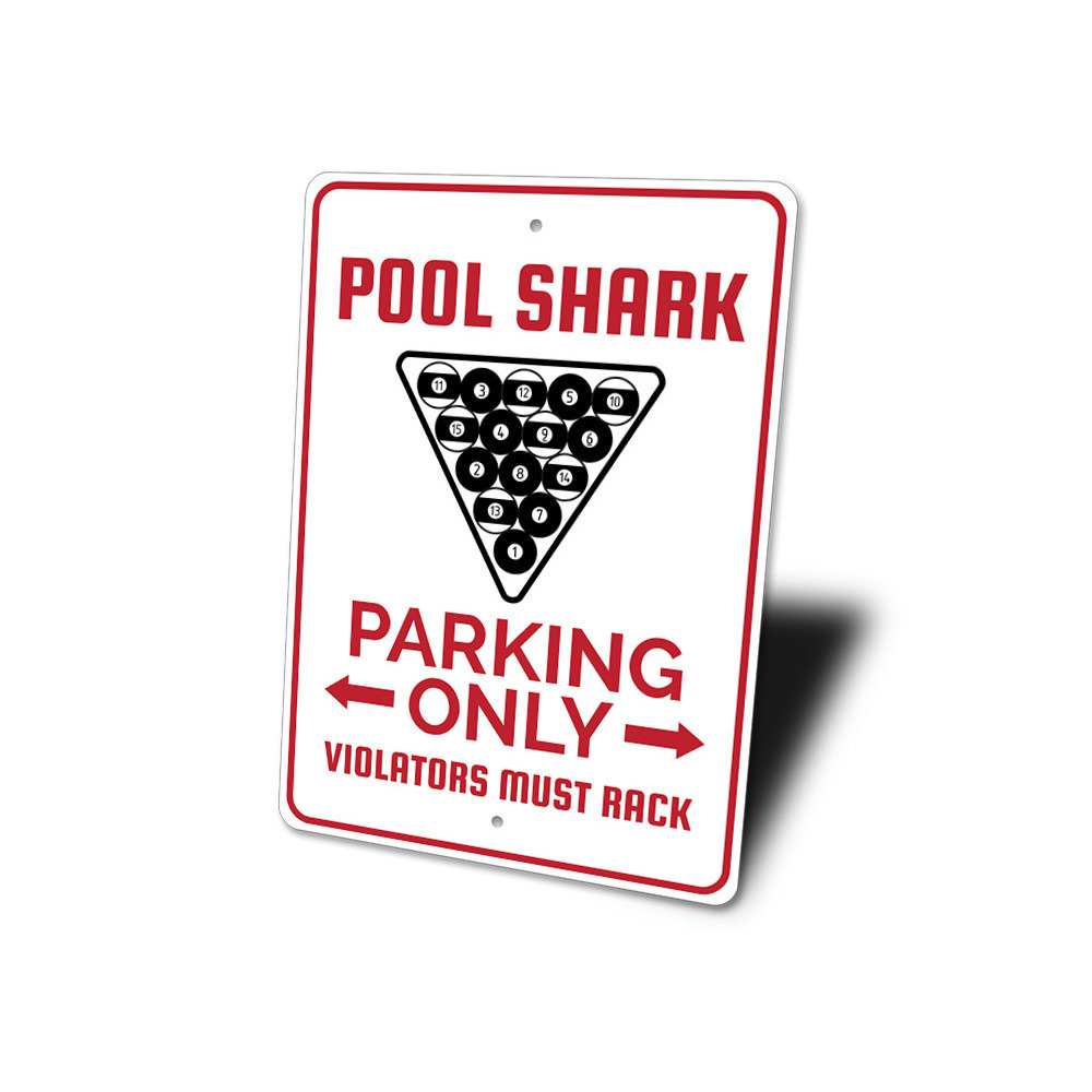 Lizton Sign Shop, Inc Pool Shark Parking Sign | Wayfair