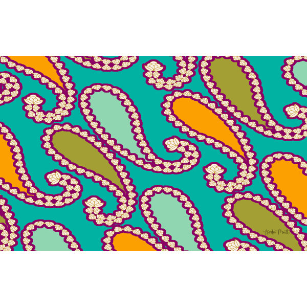 Manual Woodworkers & Weavers Paisley Green Area Rug | Wayfair.ca