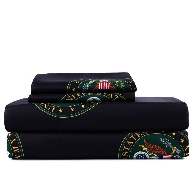 US Army Bedding US Army Green Logo 100% Microfiber Camouflage & Hunting ...