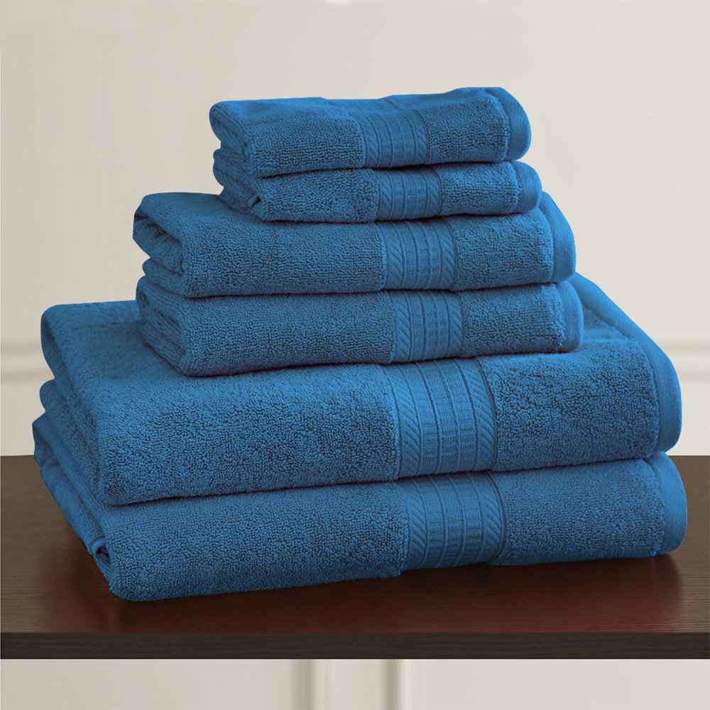 Symple Stuff Frisbee 5 Piece Rayon from Bamboo Hand Towel Set & Reviews ...