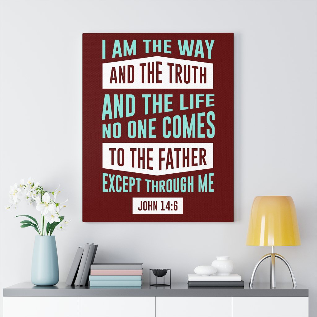 Express Your Love Gifts The Way John 14:6 Christian Wall Art Bible ...