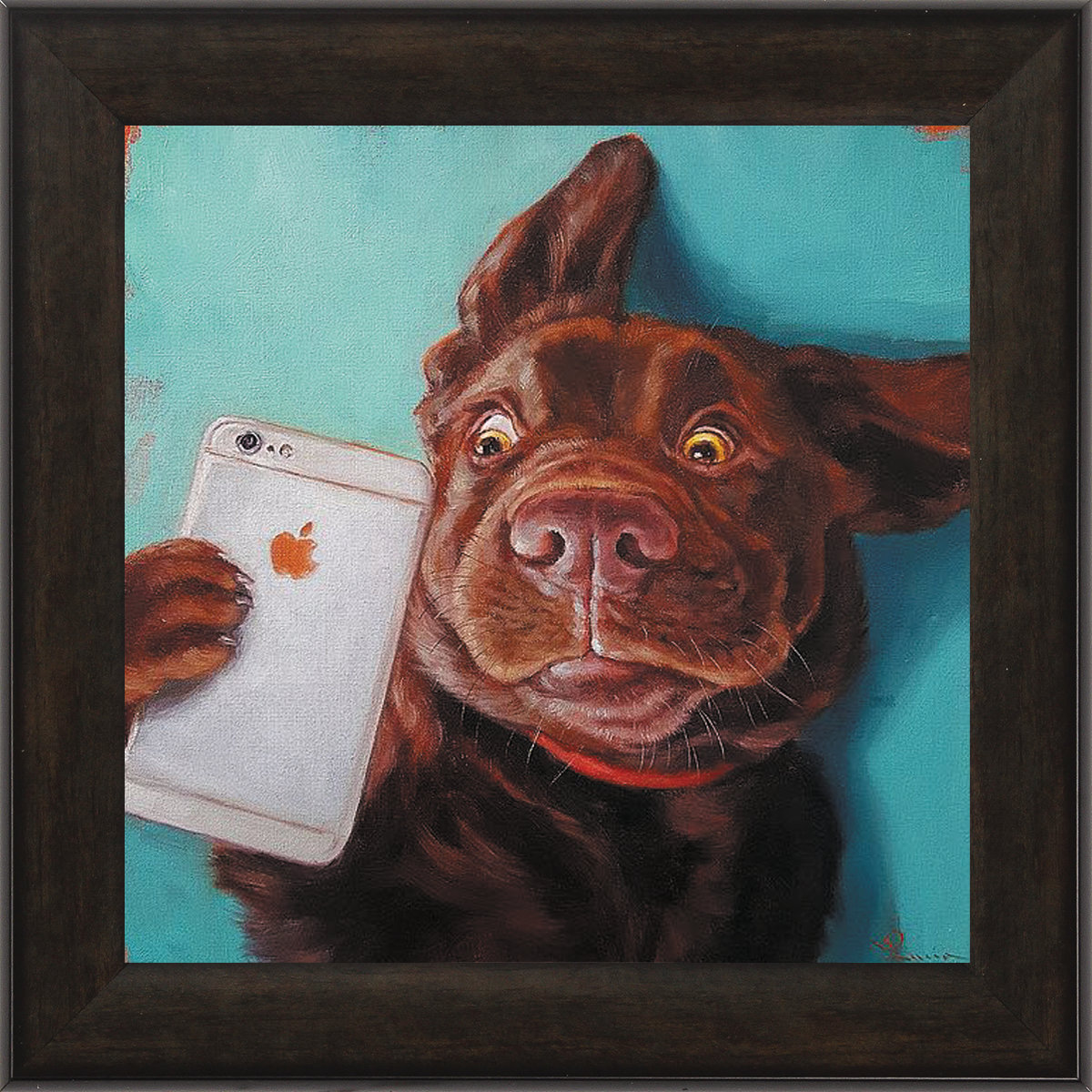 Propac Images Dog Selfie - Picture Frame Print | Wayfair