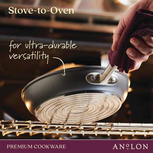 Anolon Accolade Forged Hard-Anodized Nonstick Cookware Induction Pots ...
