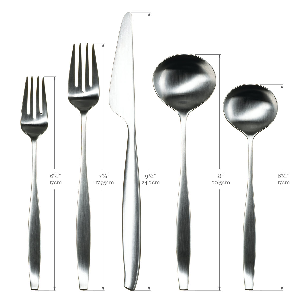 Gourmet Settings Balance 20 Piece Flatware Set, Service for 4 & Reviews ...