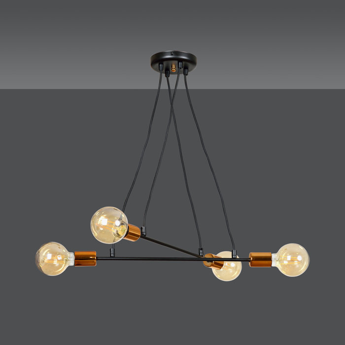 George Oliver Mullen 4-Light Cluster Pendant | Wayfair.co.uk