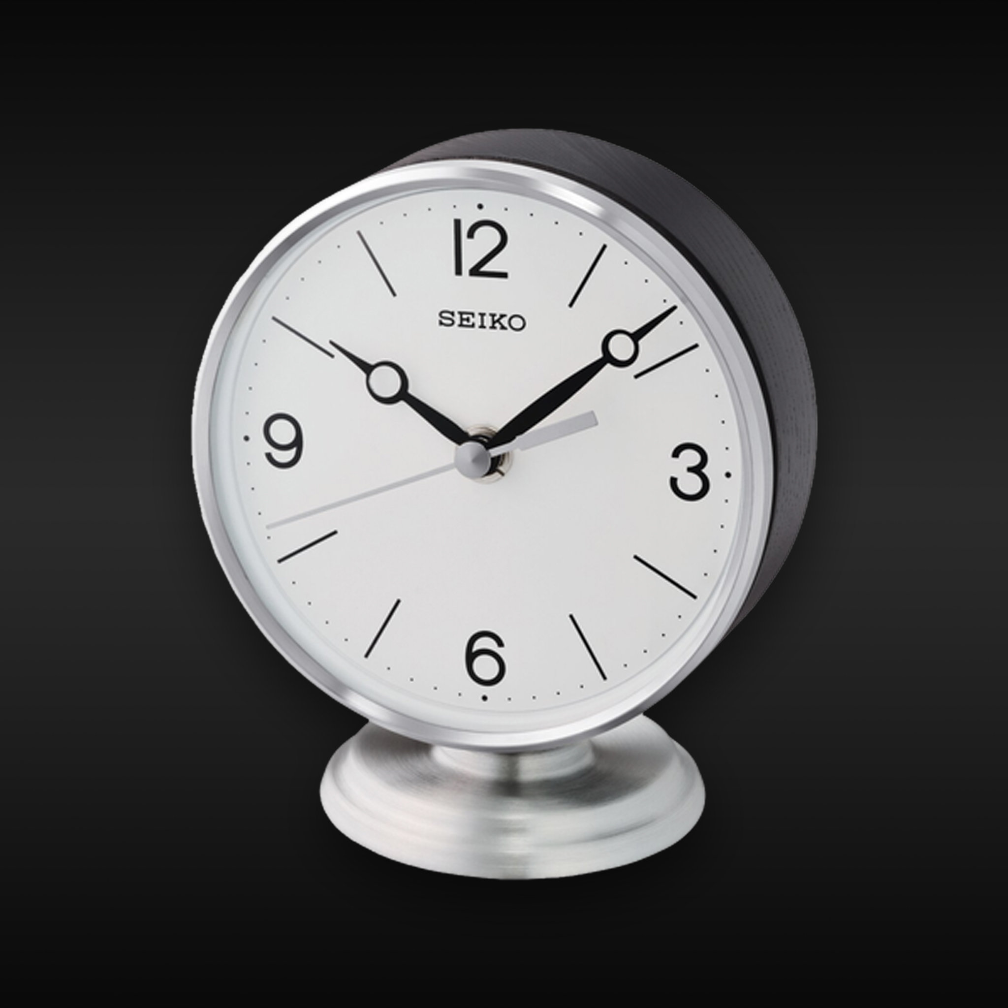 Seiko Braxton Analog Wood Quartz Tabletop Clock | Wayfair