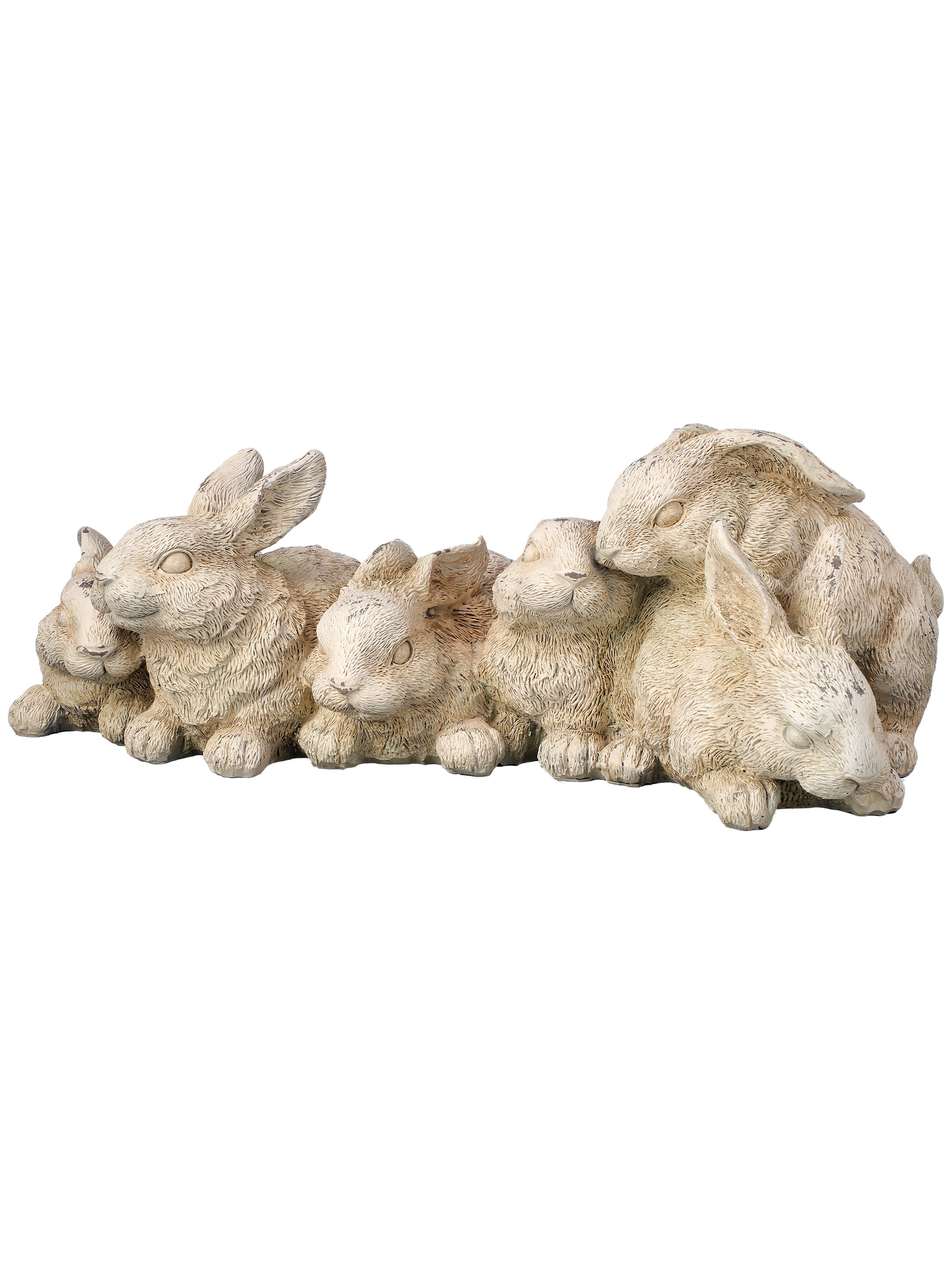 August Grove® Alvena Resin Bunny Statue | Wayfair