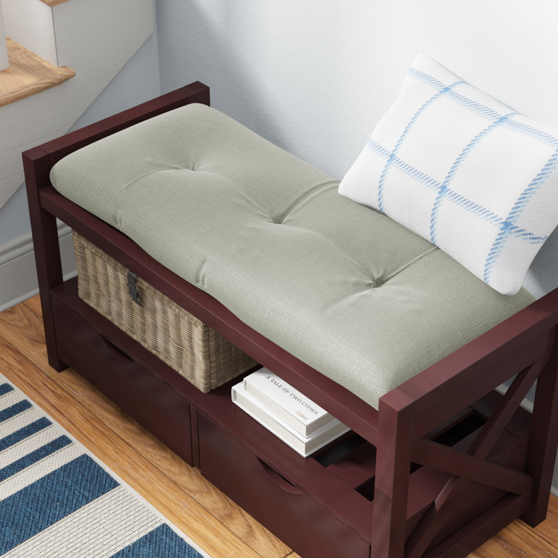 Andover Mills™ Padded Indoor Bench Cushion & Reviews | Wayfair