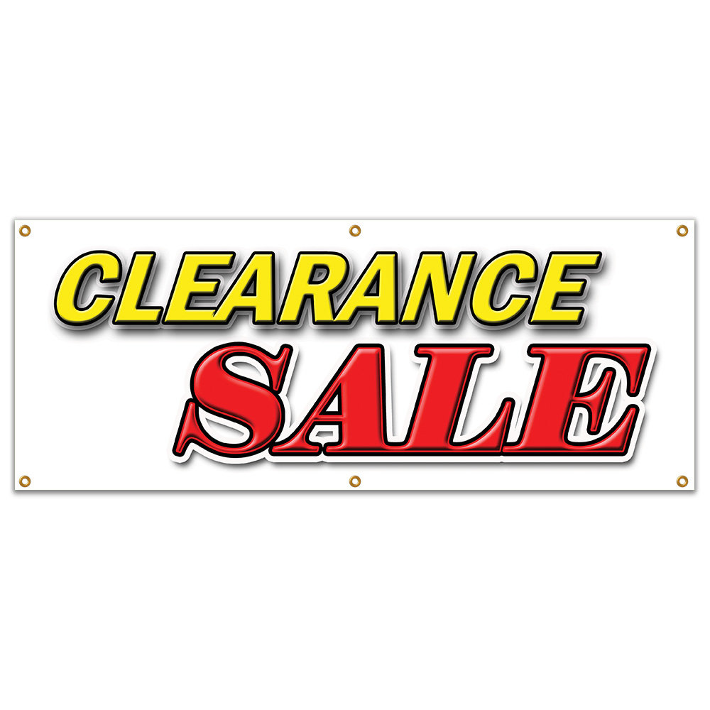 SignMission Clearance Sale Banner Sign | Wayfair