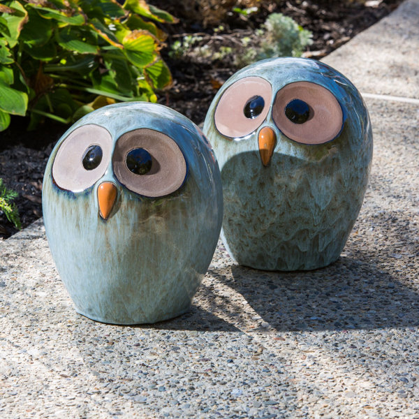 Ceramic-owl-statue - Wayfair Canada