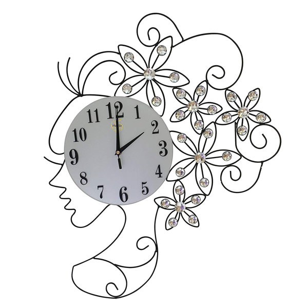 MEIDA Lady Face Design Wall Clock | Wayfair.ca