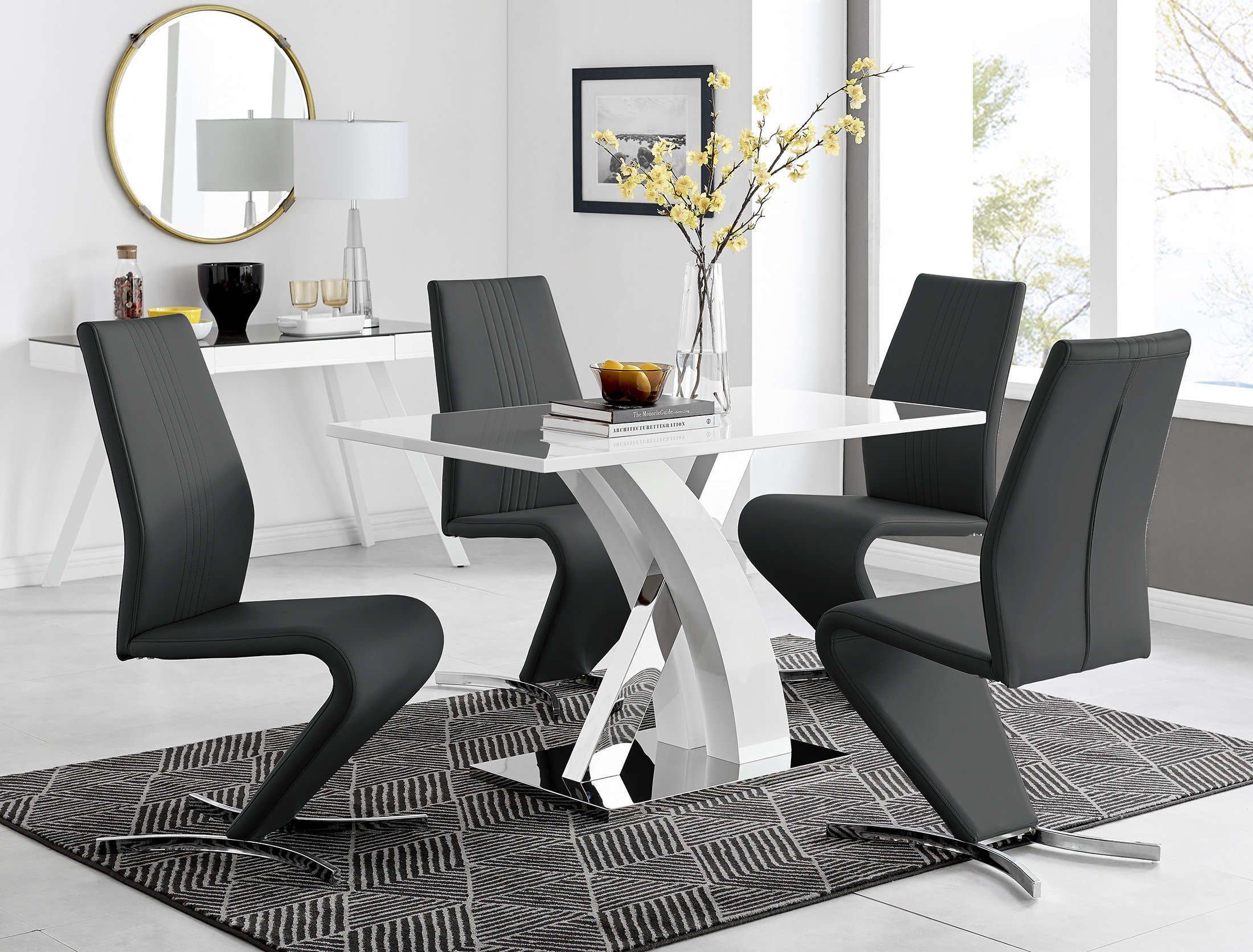 Trapp dining set with 6 chairs store