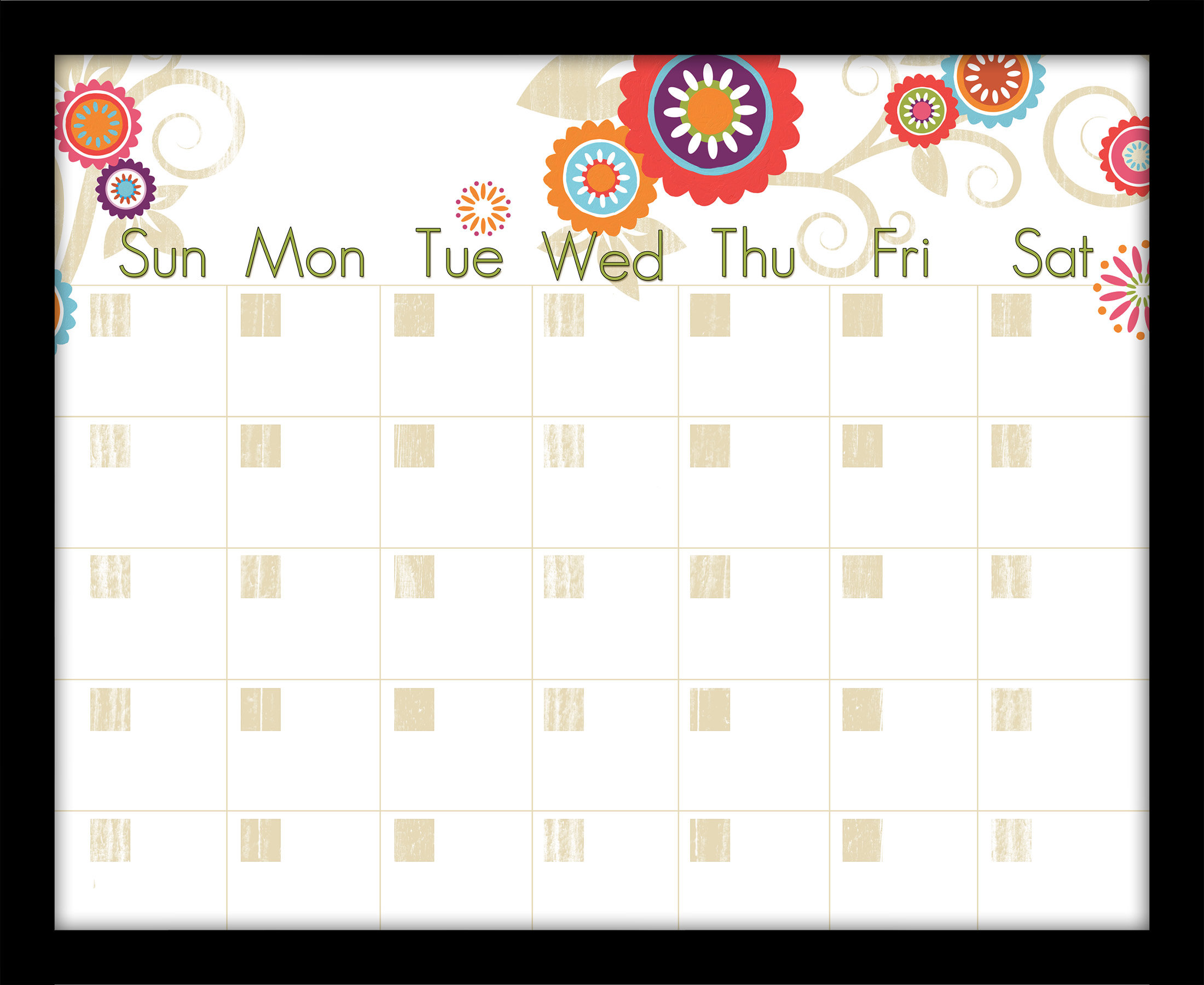 PTM Images Delia Wall Mounted Calendar Board | Wayfair