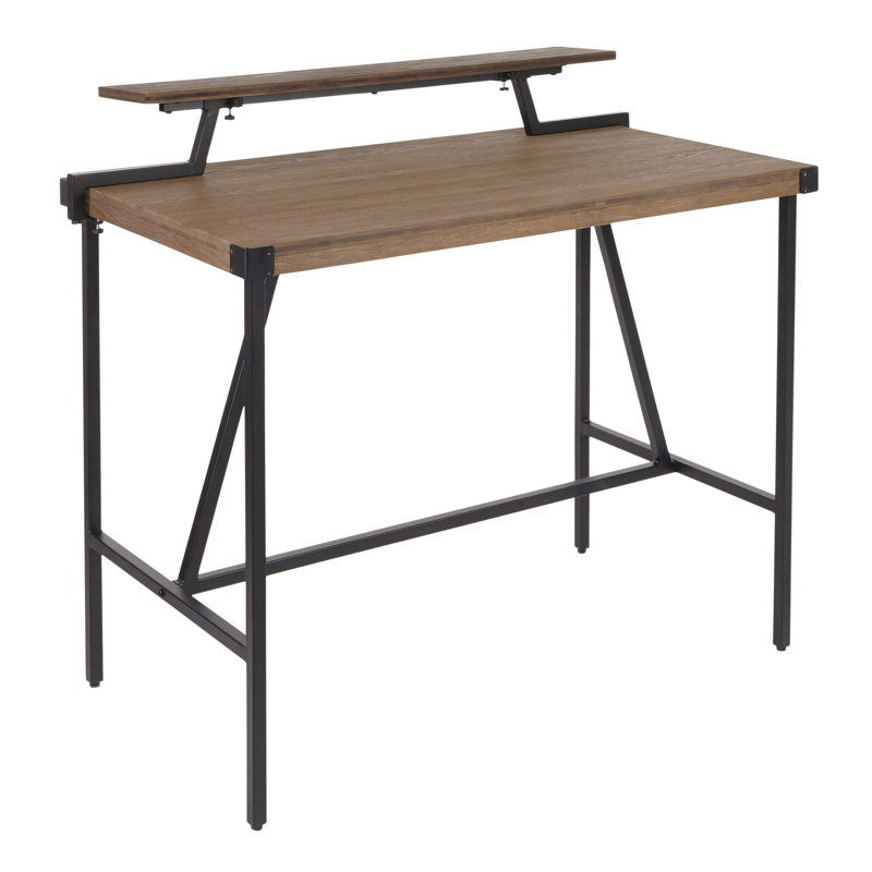 17 Stories Griggs Solid Wood Standing Desk & Reviews | Wayfair