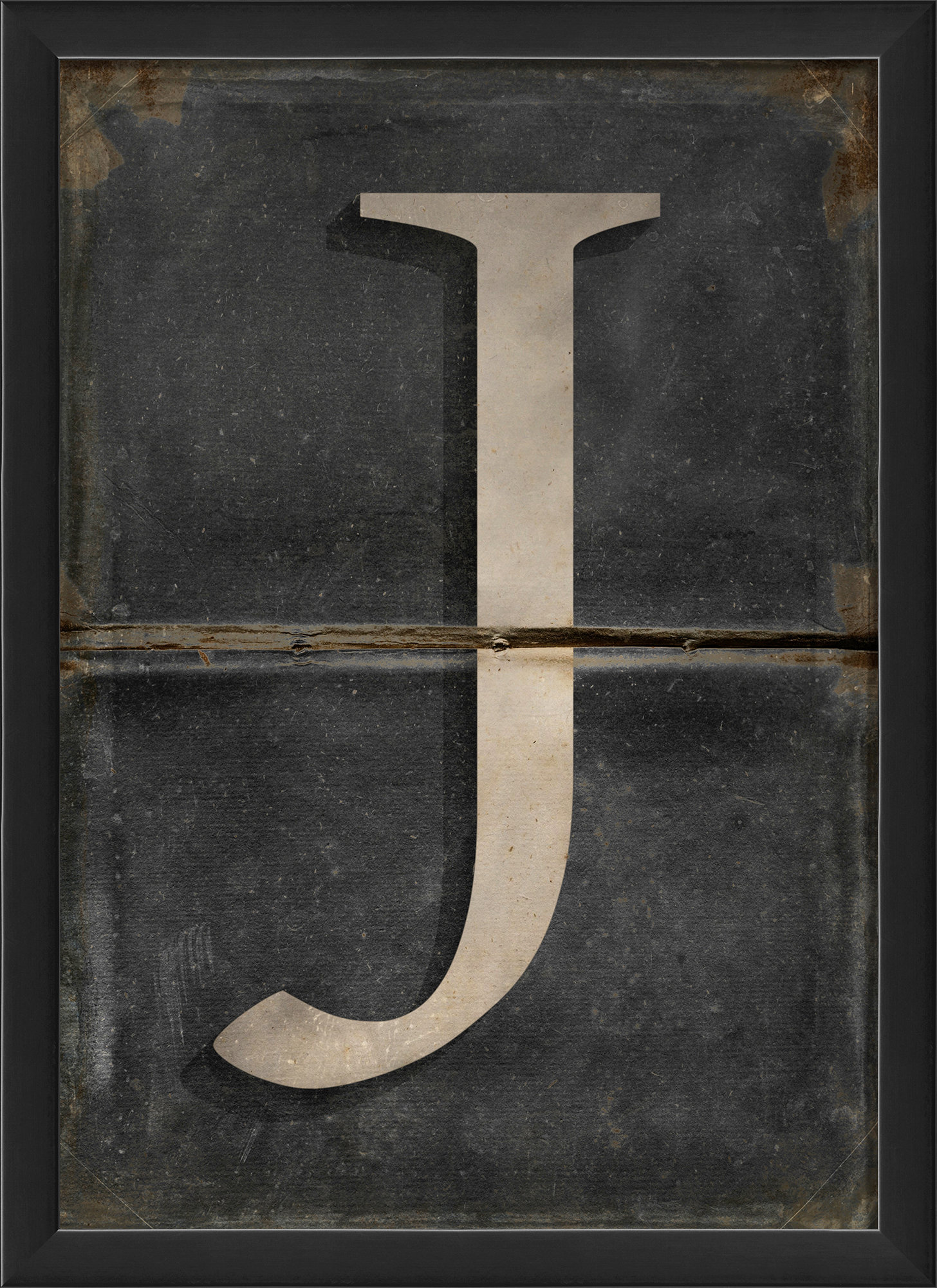 Williston Forge Letter J - Picture Frame Textual Art | Wayfair