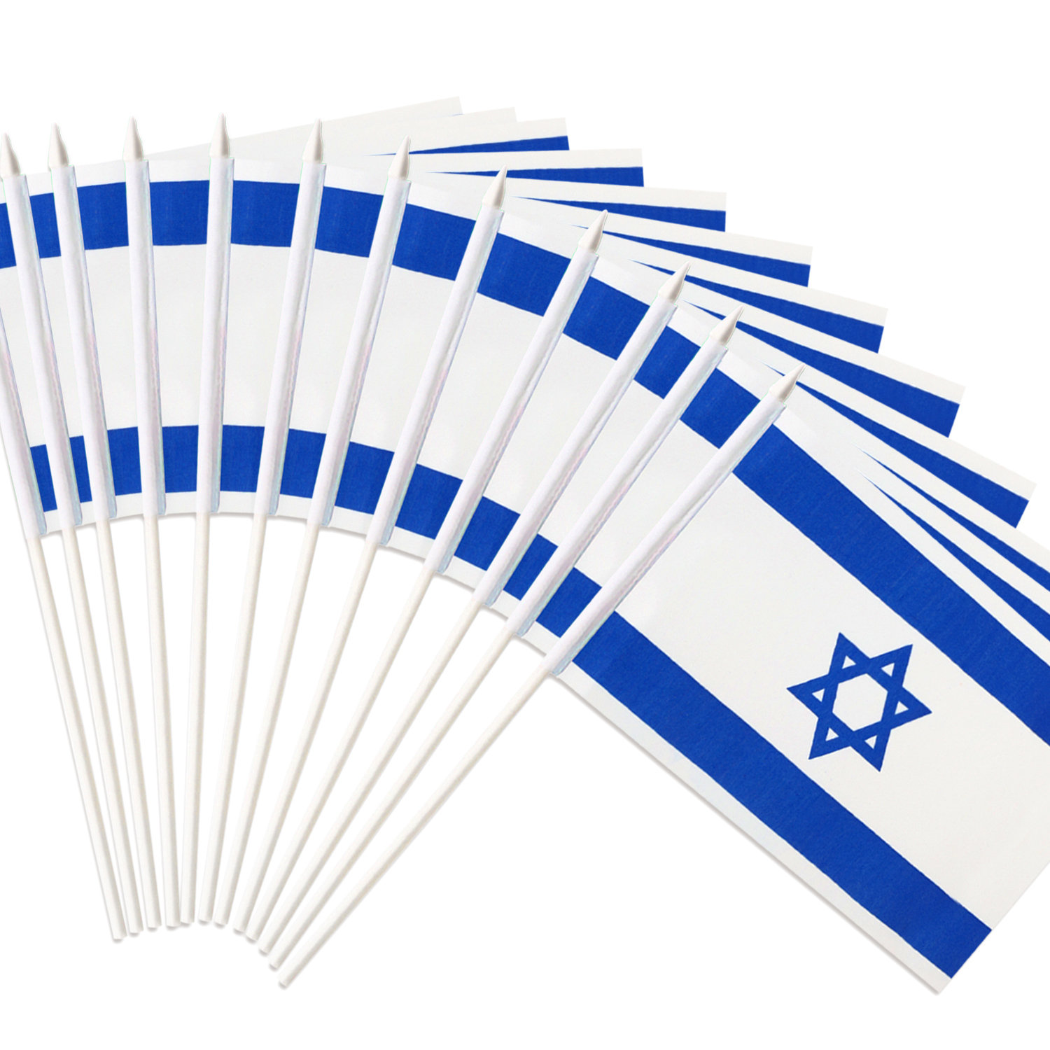 ANLEY Israel Stick 2-Sided Polyester 5 x 8 in. Flag Set | Wayfair
