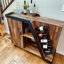 Laurel Foundry Modern Farmhouse Tyndalls Park Mobile Bar with Wine ...