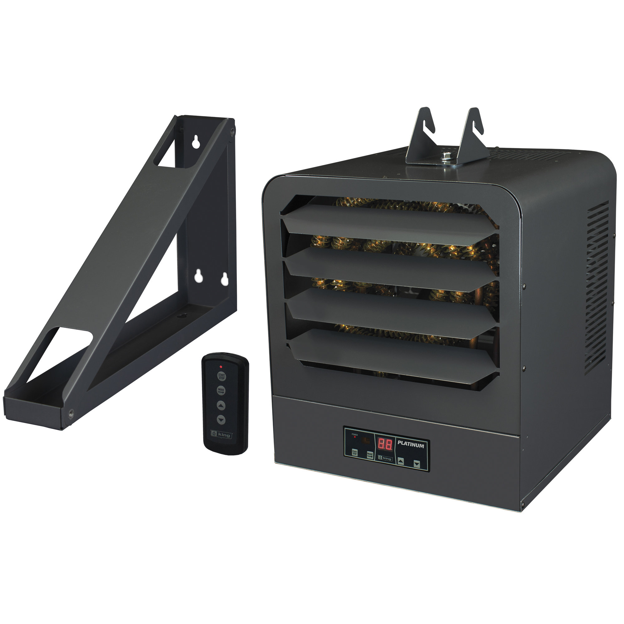 King Electric Ceiling Mounted Space Heater with Remote Included and ...