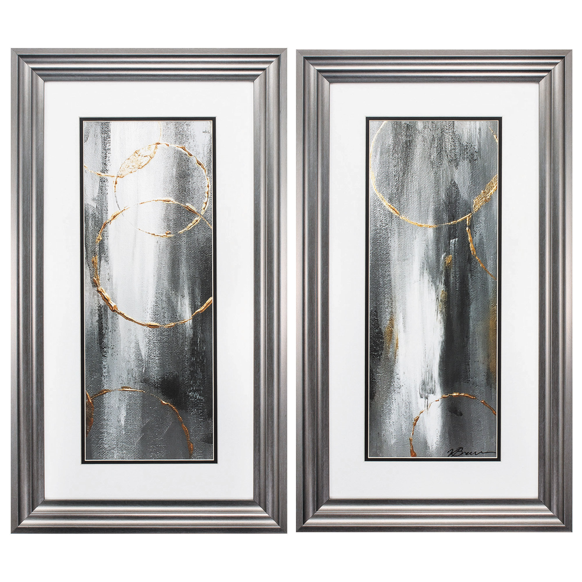 Wrought Studio Matter - 2 Piece Picture Frame Painting | Wayfair