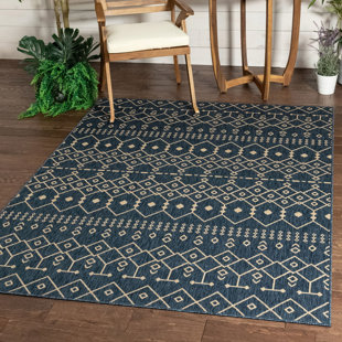Wayfair | Blue Outdoor Rugs You'll Love in 2022