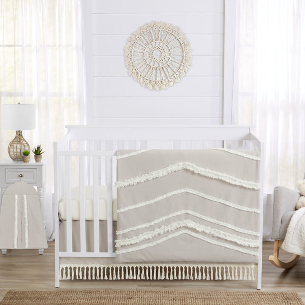 Sweet Jojo Designs Boho Fringe 4 Piece Crib Bedding Set & Reviews | Wayfair