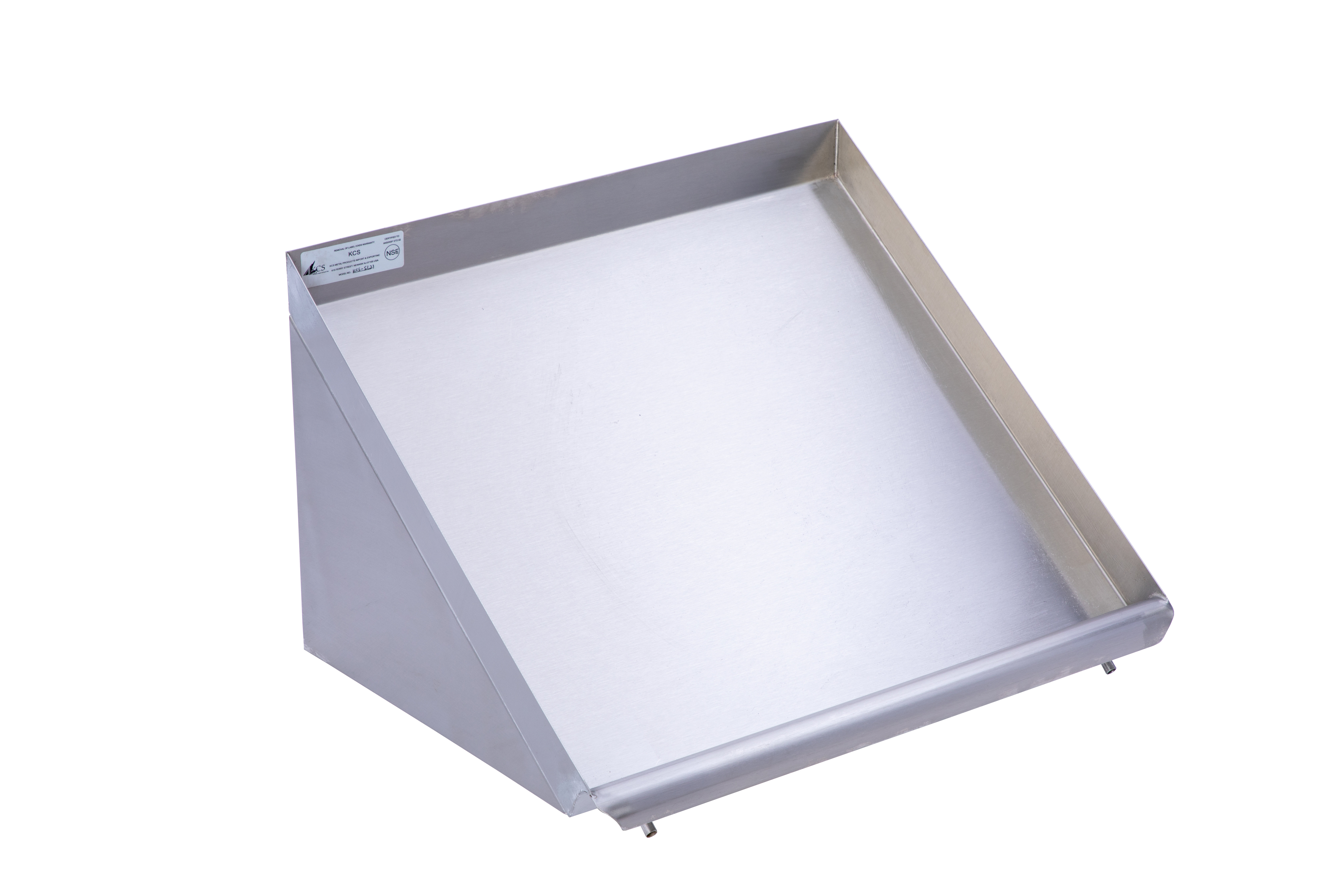 Restaurant Supply Depot Stainless Steel Solid Slanted Rack Shelf | Wayfair