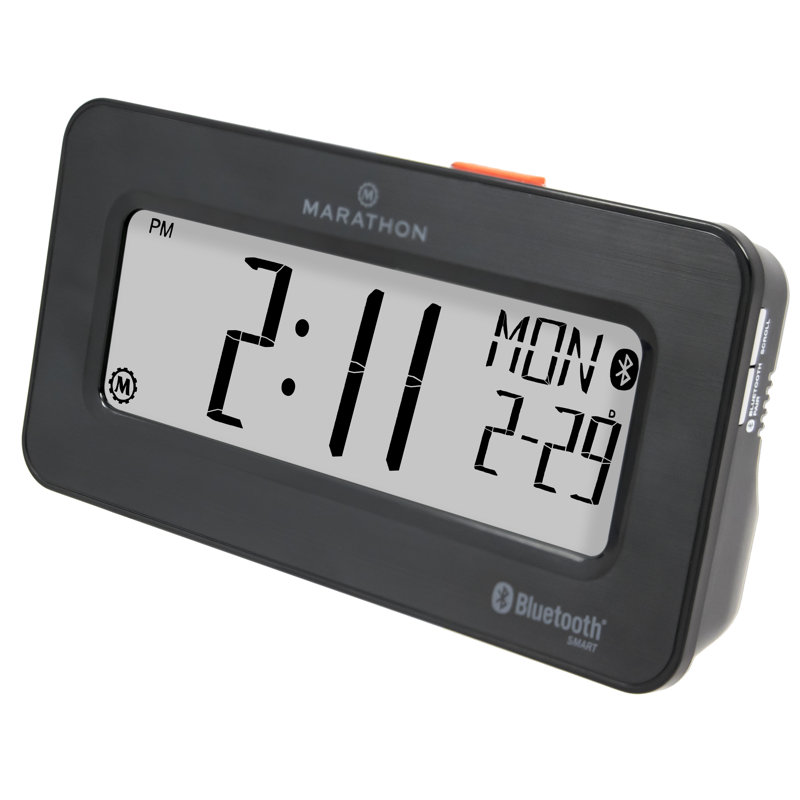 Marathon Watch Company Marathon Bluetooth Digital Atomic Alarm Clock ...