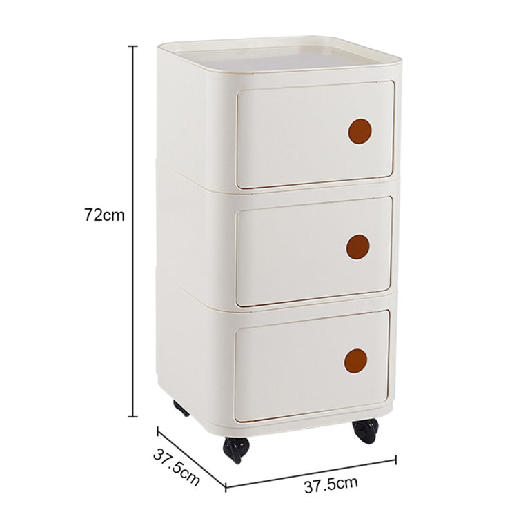 Latitude Run Linetta Side Table with Storage | Wayfair.co.uk