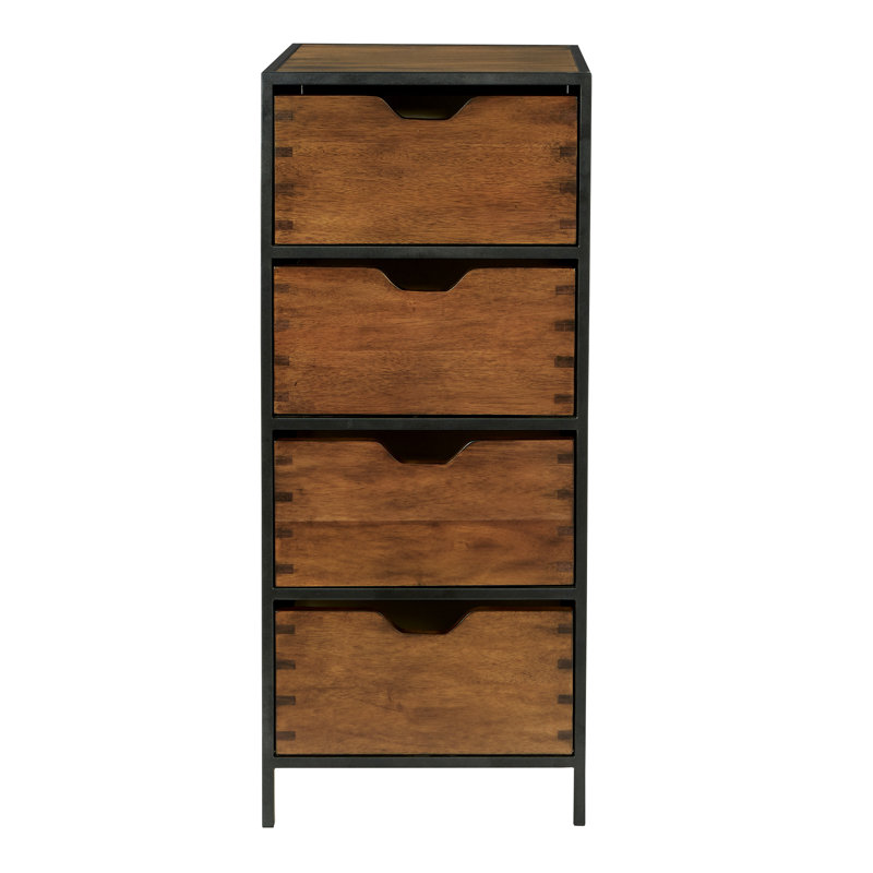 Union Rustic Hardaway 4 Drawer Storage Chest & Reviews | Wayfair