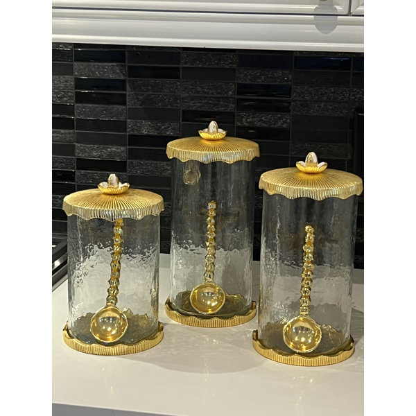 Bayswater Designs Fancy Bundle 3 Piece Kitchen Canister Set | Wayfair