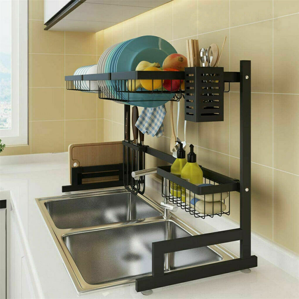 BingoPaw Stainless Steel Over the Sink Dish Rack | Wayfair