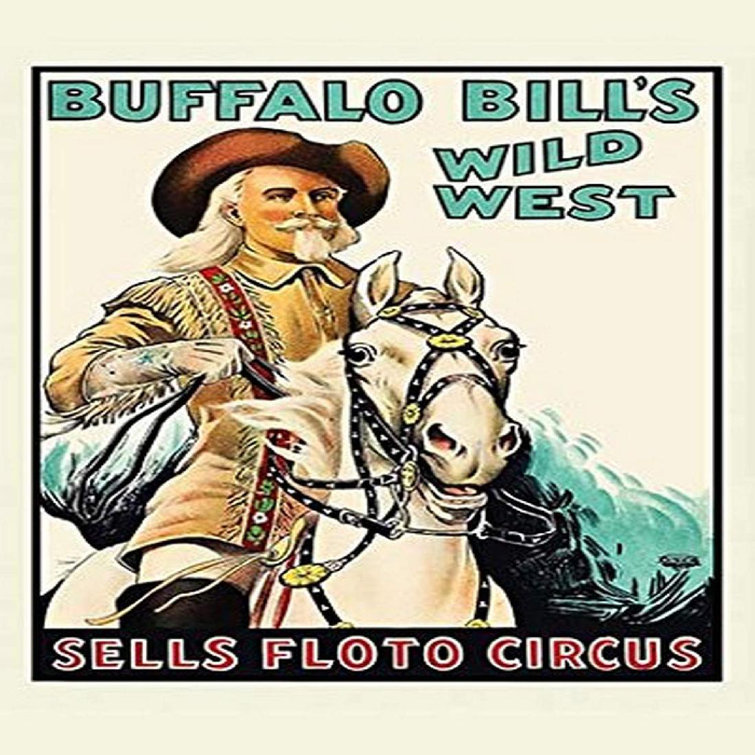MH Handel Buffalo Bill At The Sells Floto Circus Wild West Show ...
