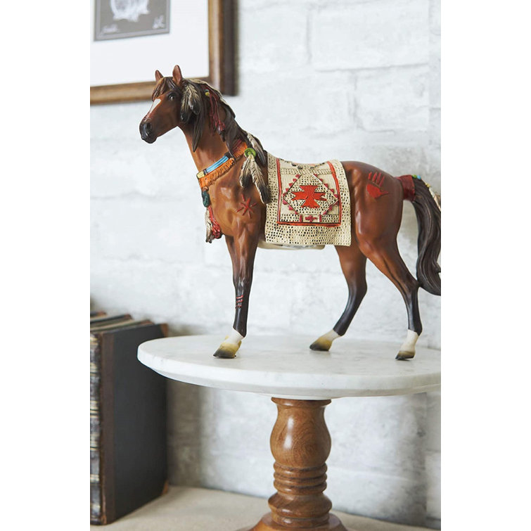 Loon Peak® Carden Medicine Spirit Horse with Painted Tapestry Saddle ...