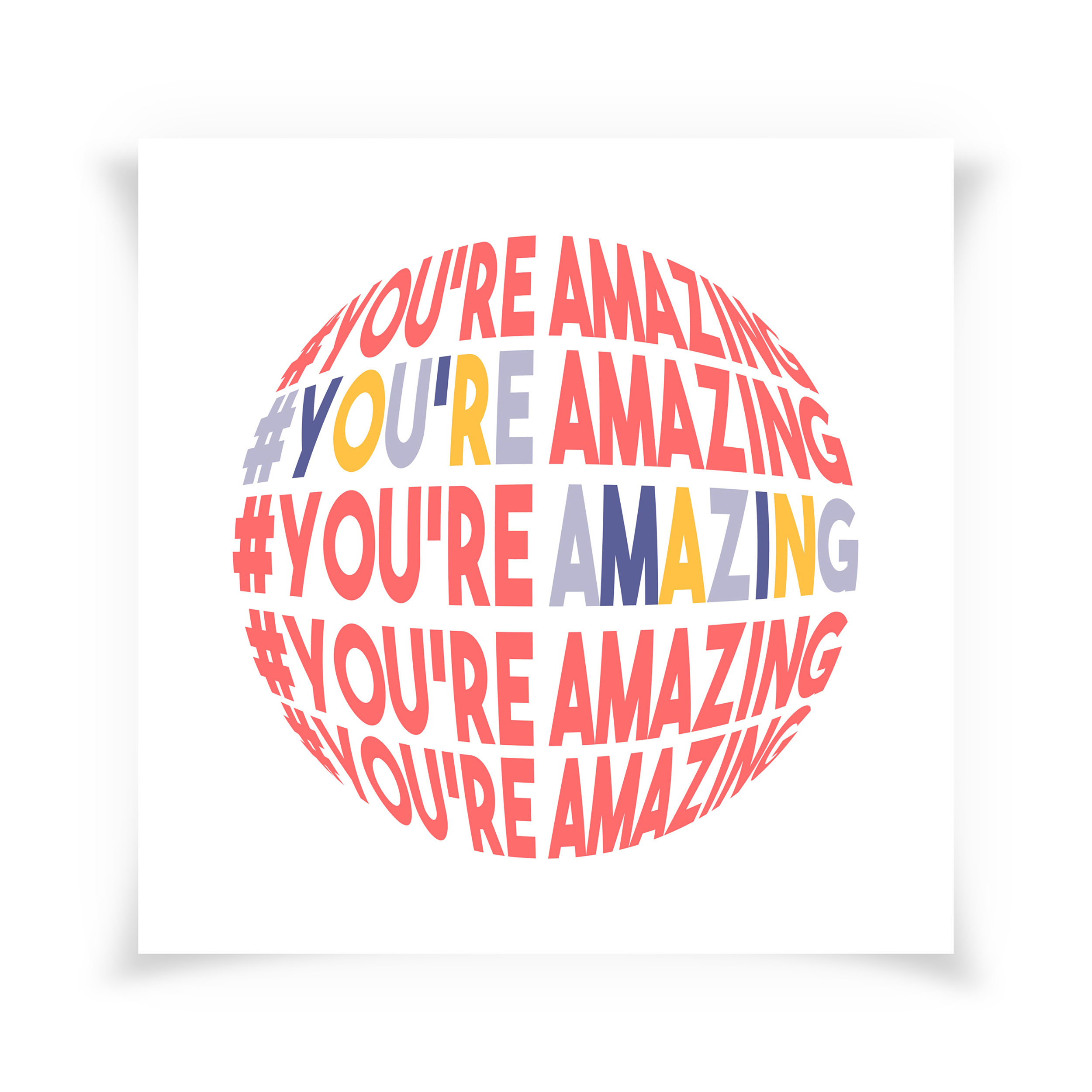 Trinx Dimensional Word Art Wall Art | Wayfair