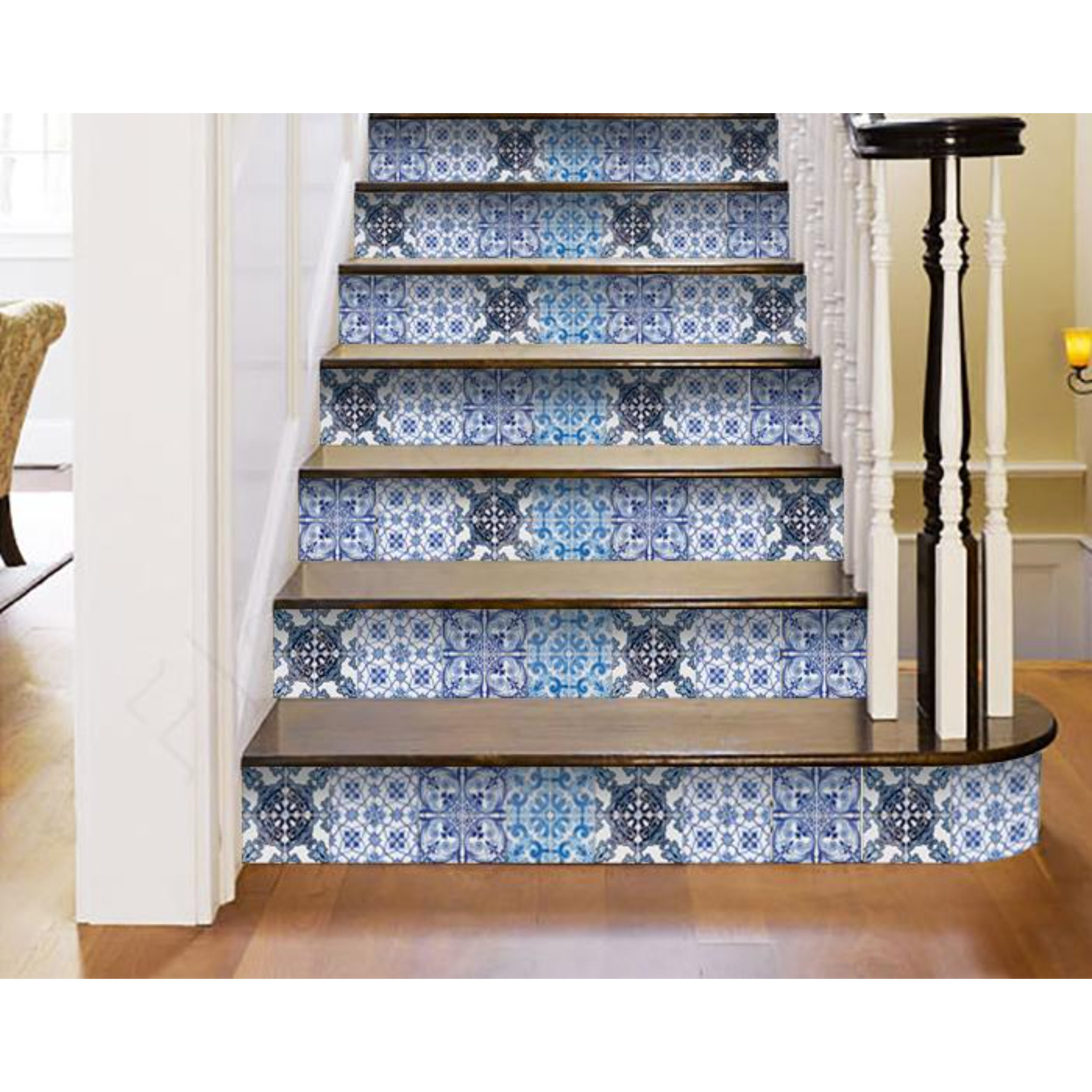 HomeRoots 7" x 7" Vinyl Peel & Stick Mosaic Tile | Wayfair