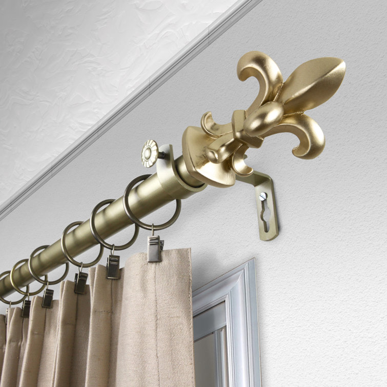 Cool Review About Curtain Rod Fleur De Lis
