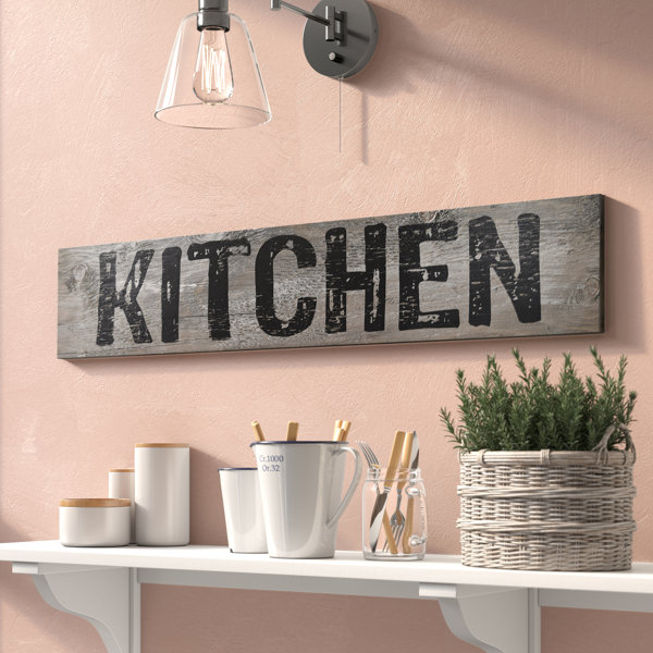 Wood-kitchen-plaque | Wayfair